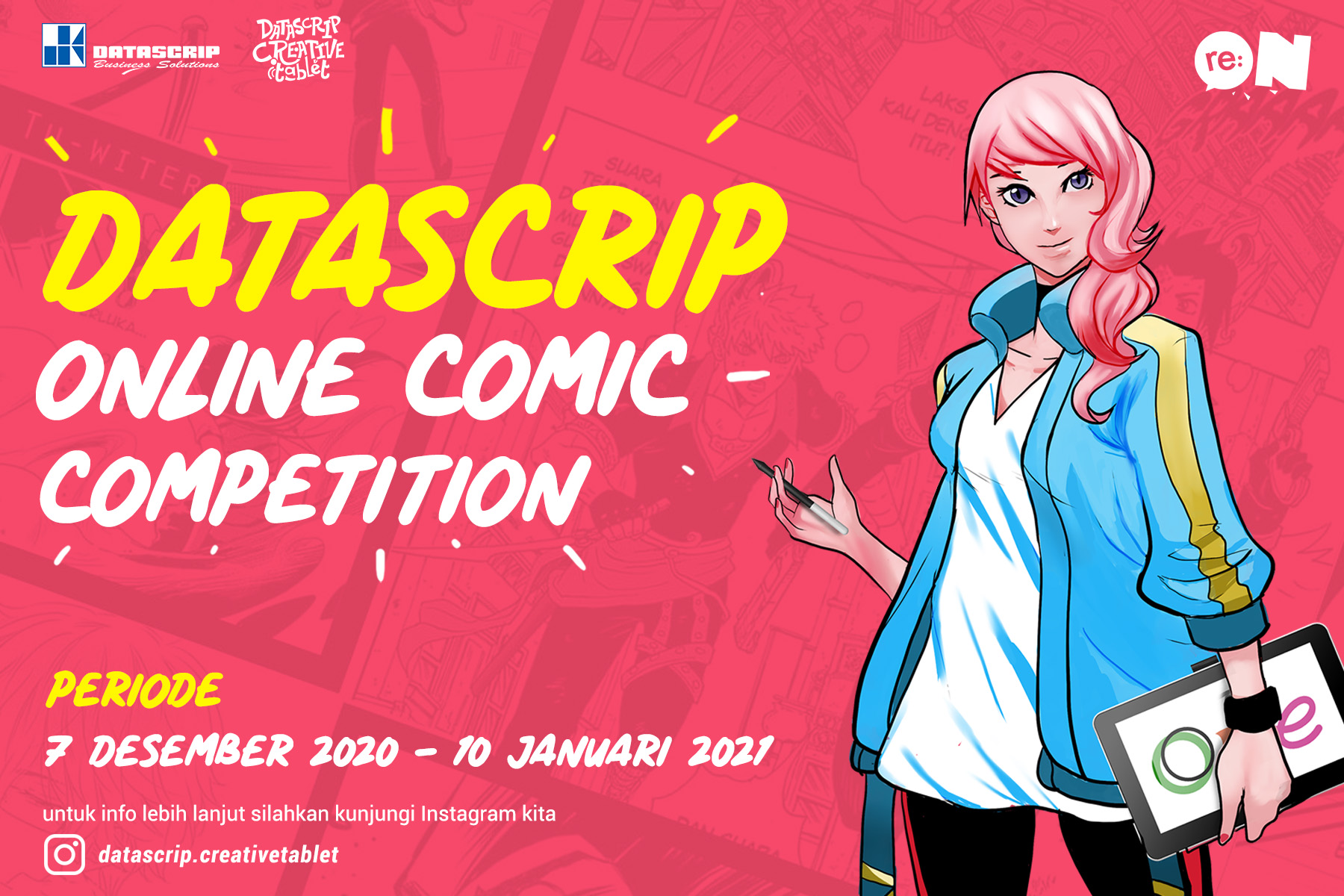 Datascrip Gelar Datascrip Online Comic Competition - Trendtech Indonesia