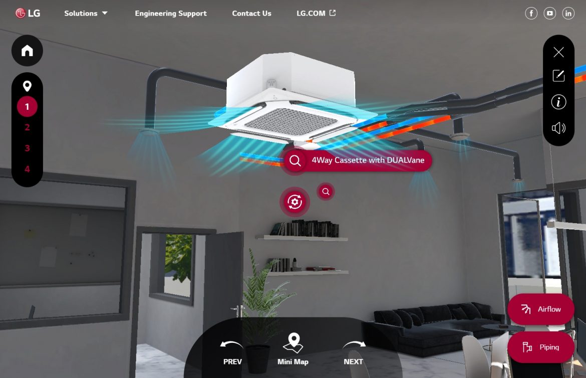 LG HVAC Virtual Experience Jangkau Publik Perkenalkan Showroom Virtual - Trendtech Indonesia
