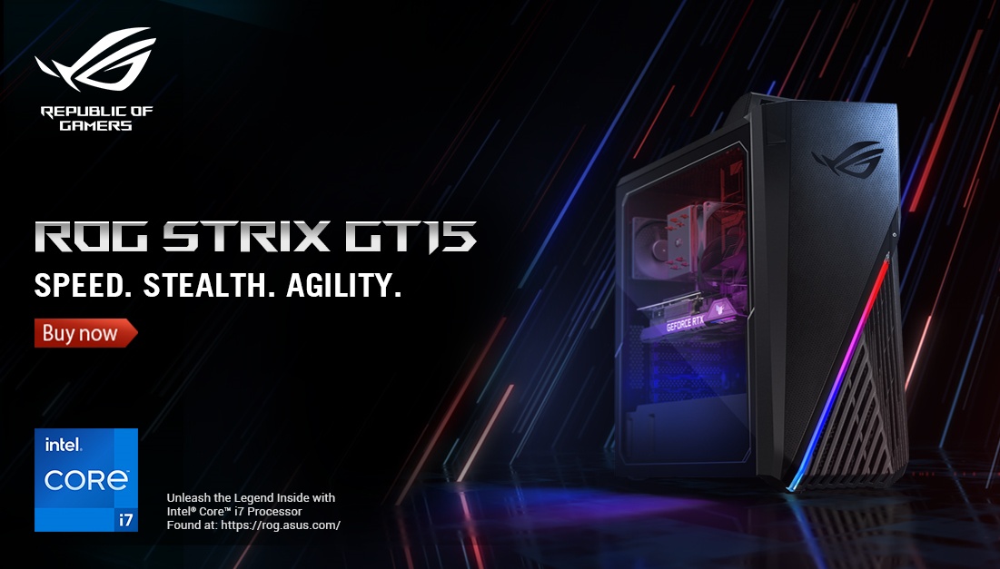 Asus ROG Strix GT15, PC Gaming Intel Core 12th Gen - Trendtech Indonesia