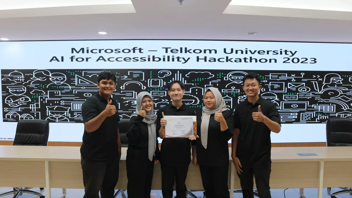 Microsoft Adakan AI for Accessibility Hackathon 2023 di Telkom University - Trendtech Indonesia